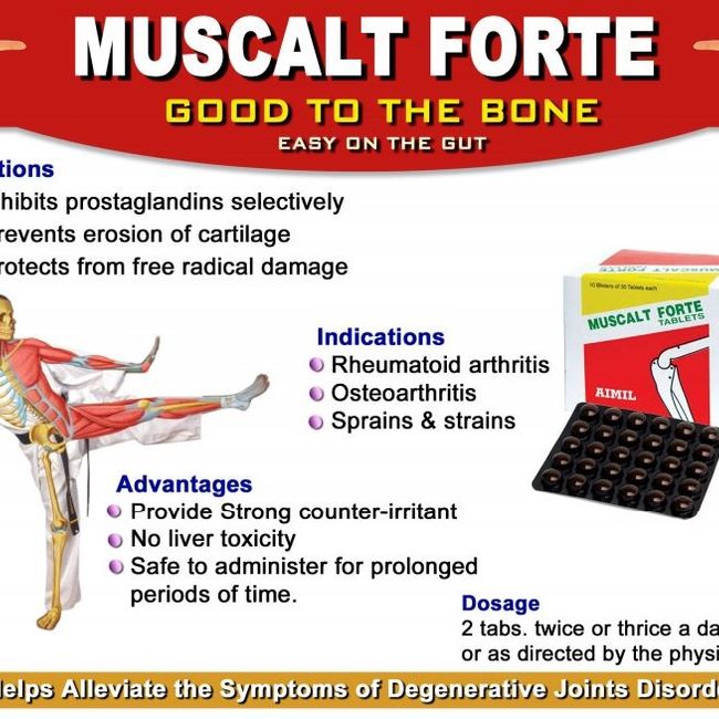 Buy AIMIL's AIMIL MUSCALT FORTE 30 CAP online at HealthyBazar